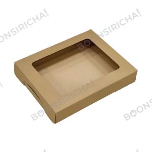 กล่องเหลี่ยมผืนผ้า ไซส์ L 24 x 19 x 4 ซม.